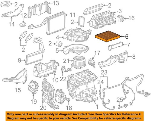 2013-2022 Micron Cabin Air Filter - GM 13508023 CF185 13356916 23456097 ...