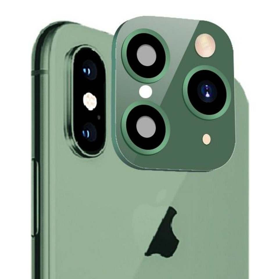 For iPhone X XR XS MAX Lens Sticker Camera Change fake iPhone 11 Pro ...