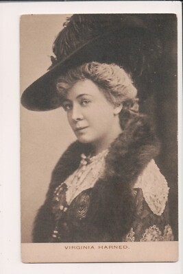Vintage Postcard Virginia Harned noted American stage actress | eBay