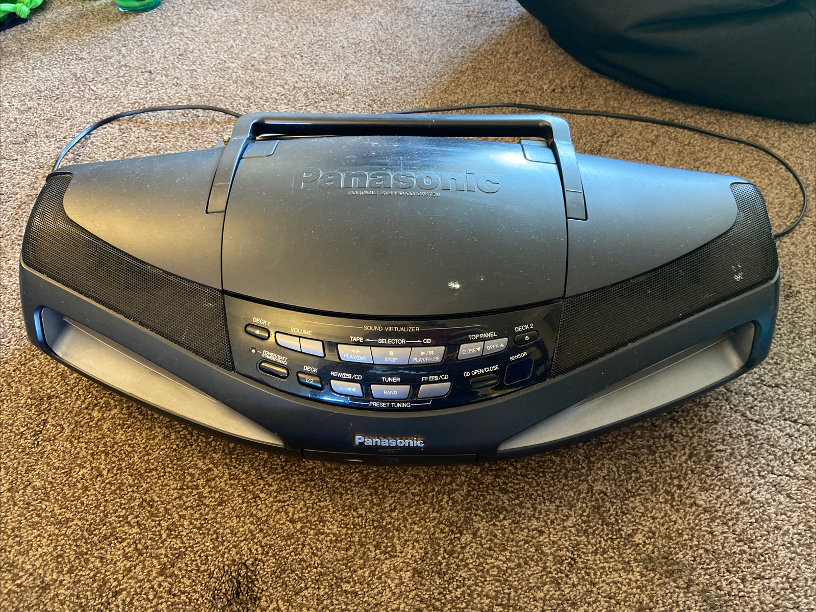 Panasonic RX-ED707 Radio/Cassette/CD Boombox for sale online | eBay