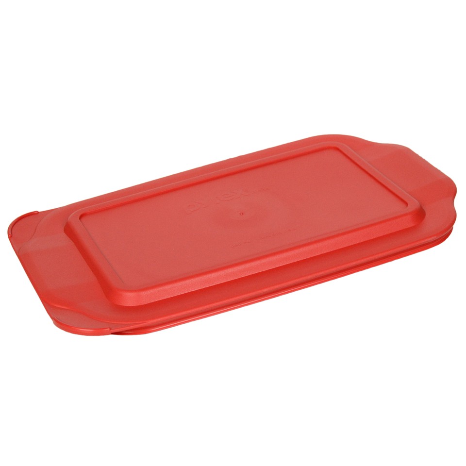 Pyrex (1) 222-PC 2qt & (1) 232-PC 2qt & (1) 233-PC Red Replacement Lid ...