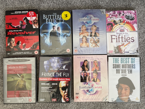 Job Lot DVD's ~ Brand new DVD's ~ Some mothers do 'ave 'em, Footballers ...