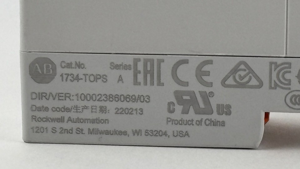 Allen-Bradley 1734-OB8S Point I/O Safety Output Module with Base ...