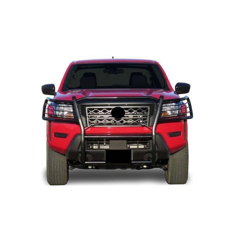 Black Horse Grille Guard Brush Guard Modular Black Fit 2022-2025 Nissan ...