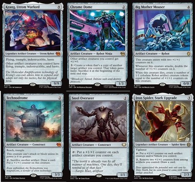 MTG Commander Krang, Utrom Warlord Deck - Chrome-Dome - TMNT EDH 100 ...
