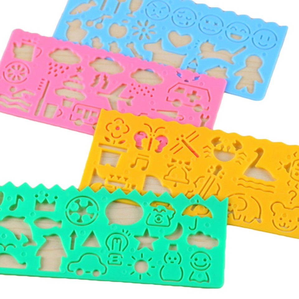 25 Pcs Children's Drawing Template Kids Paint Stencils Painting ...