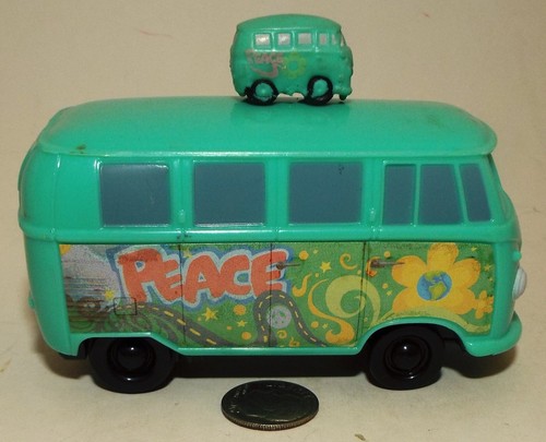 Disney CARS VW Bus plus a very small VW Bus (the large one is a Pull ...