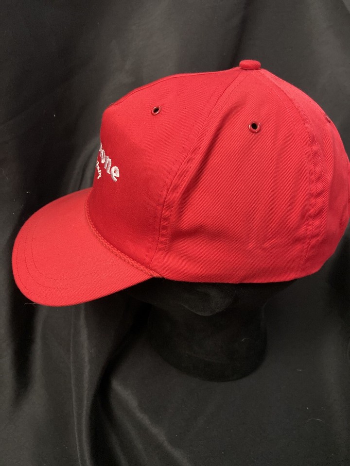 Vintage 1980s Firestone Racing Snapback Cap - Red Baseball Hat - Rope ...