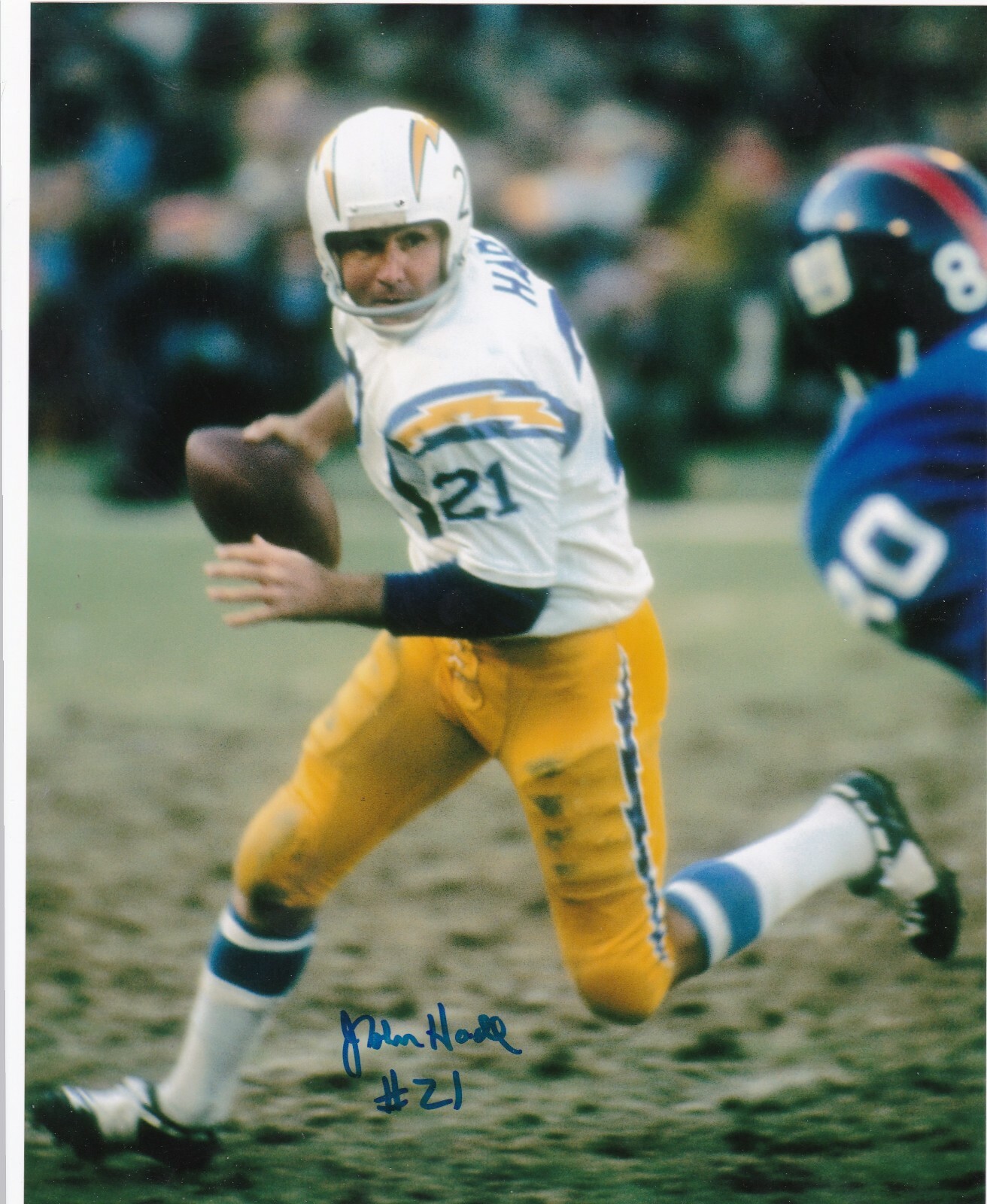 JOHN HADL SAN DIEGO CHARGERS ACTION SIGNED 8X10 | eBay