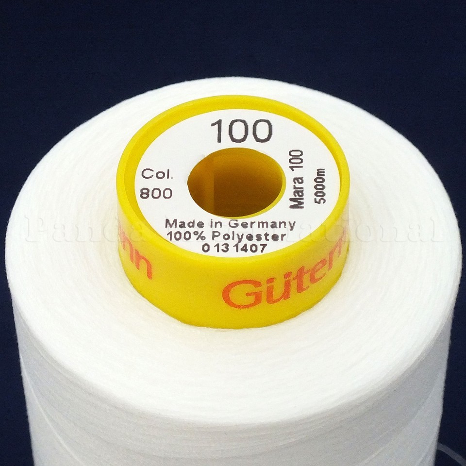 GUTERMANN Mara 100 Tex 30 100% POLYESTER, REGULAR SEWING THREAD, 5000m ...