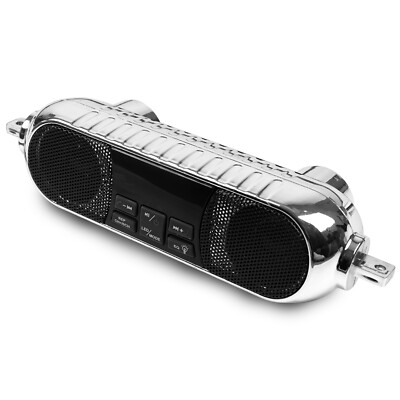 Bluetooth Motorcycle Stereo Speaker Audio MP3 System Radio USB Fit For ...