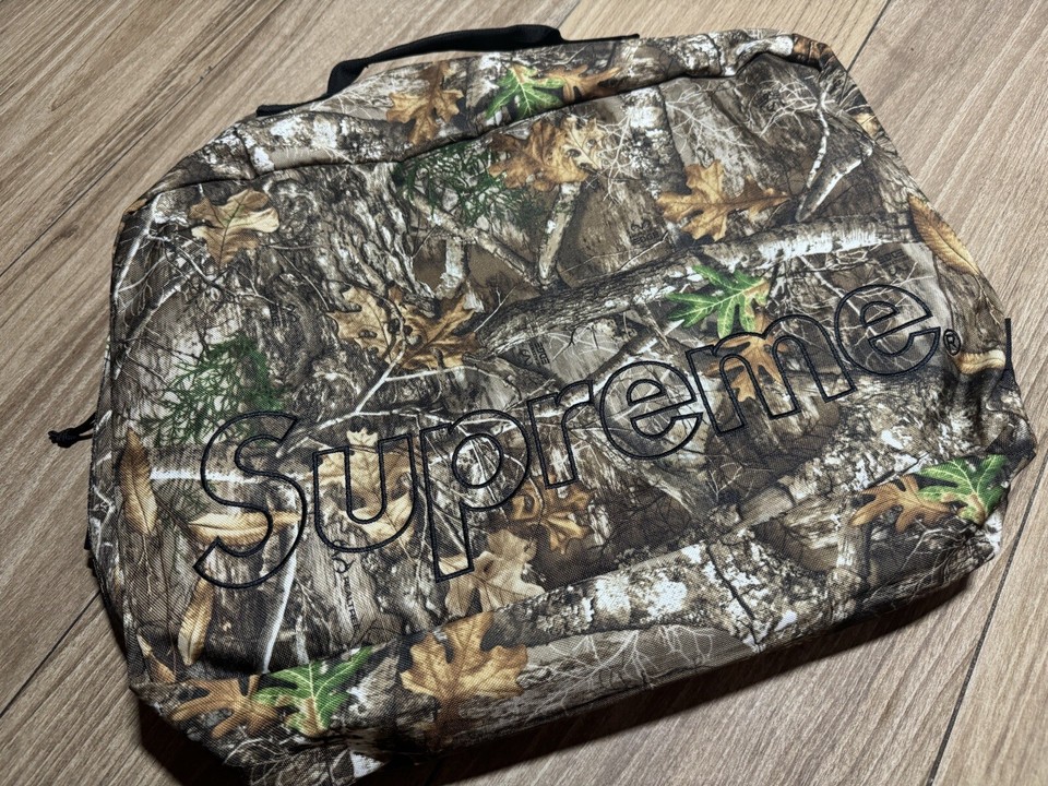 NWT Supreme Real Tree Camo Box Logo Duffle Bag Carry On FW19 Men's DS ...