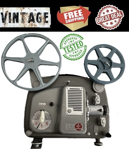 Vintage Bolex Paillard 18-5 8mm Movie Projector - Swiss Made - Tested ...