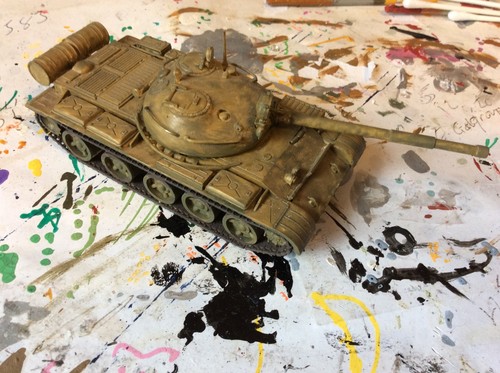 Tamiya 1/72 Russian T72 tank ready to paint | eBay UK