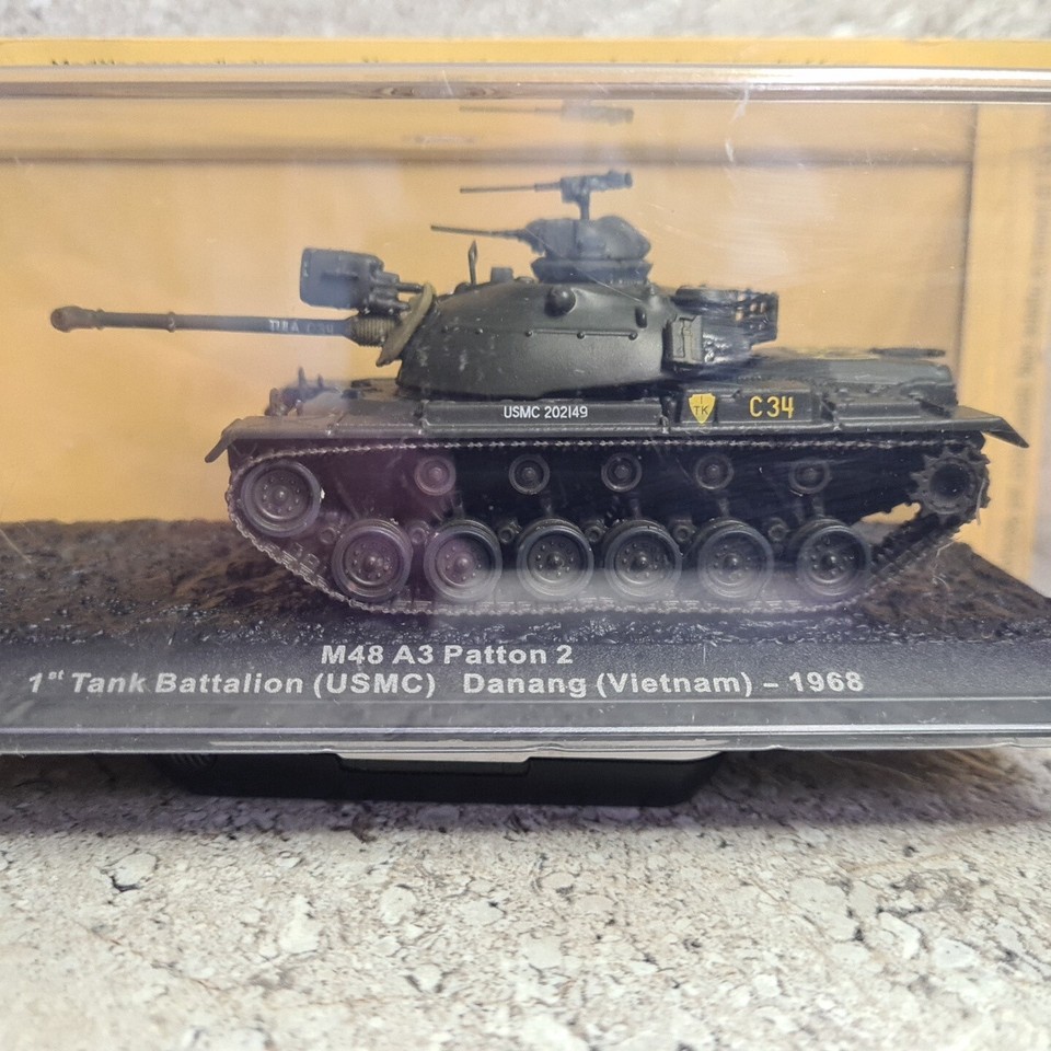 Altaya 1/72 Scale A2520D M48 A3 Patton 2 Tank - Vietnam 1968. Sealed ...