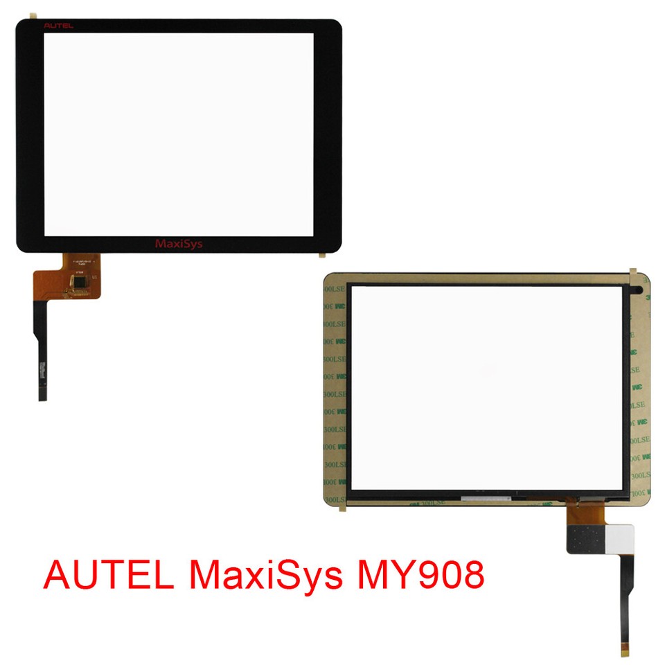 Touch Screen Panel Digitizer Replacement For Autel MaxiSys MS906 MY908 ...