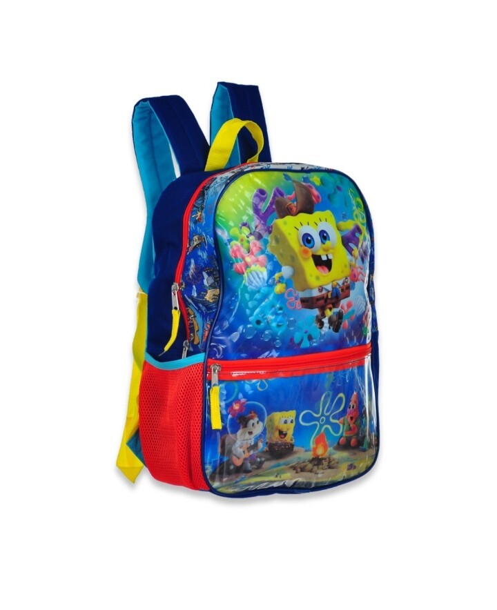 Spongebob SquarePants Boys' 5-Piece Backpack With Lunchbox Set ...