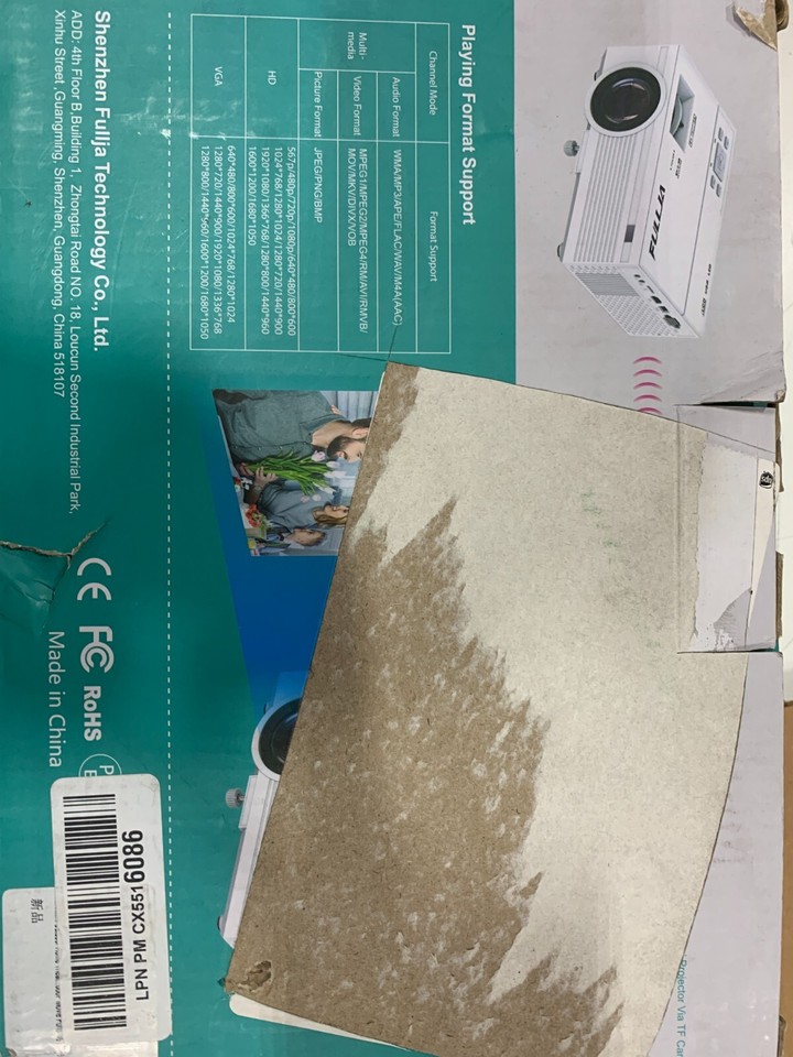 Elephas Mini-Projector W13 WiFi Movie Projector 1080P HD for Smart ...