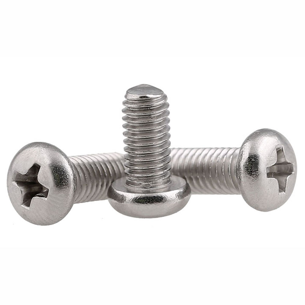 M2 M2.5 M3 M4 M5 M6 M8 Button Head Phillips Bolts,A4 Stainless Steel ...