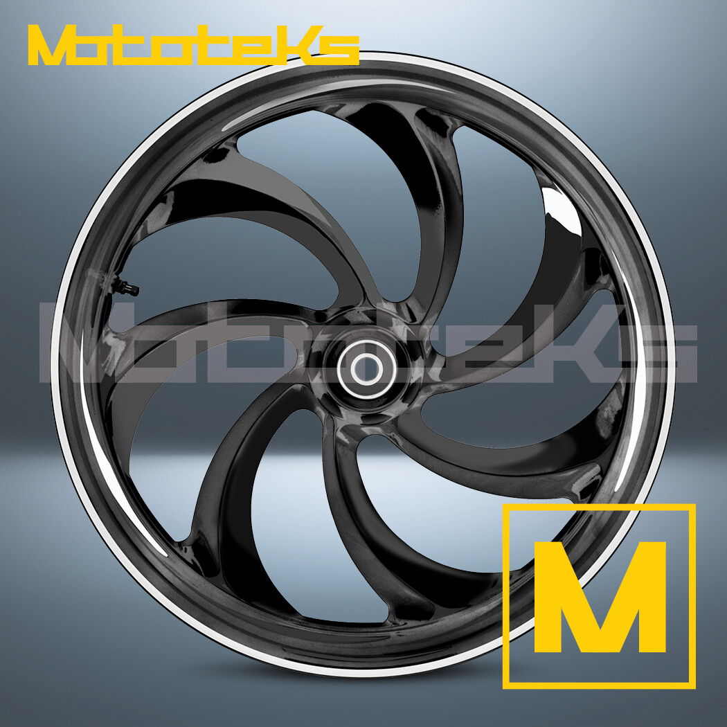 21" 21x3.25 STORM MAG WHEEL BLACK FOR HARLEY TOURING BAGGER FRONT | eBay