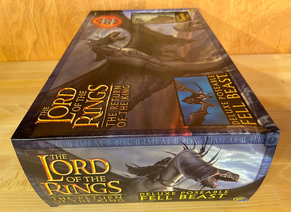 Deluxe Posable Fell Beast Ringwraith Rider Morgul Lord Of The Rings Toy ...