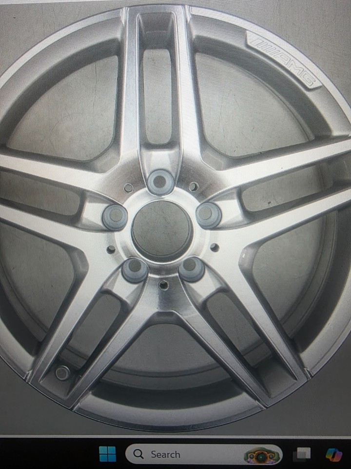 18" MERCEDES AMG FRONT E CLASS WHEEL RECONDITIONED 85398 2124010300 ...