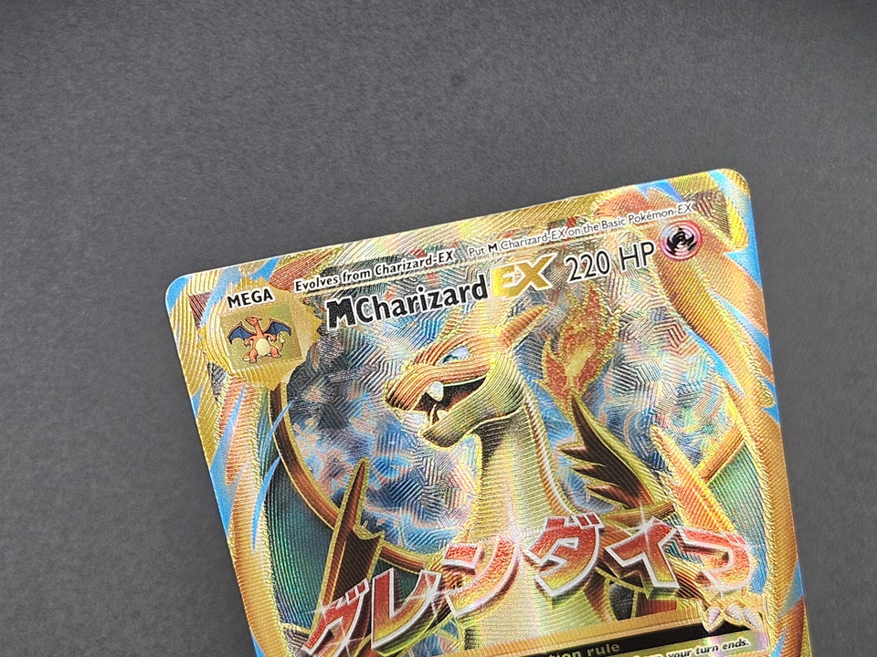 Pokemon TCG Mega M Charizard EX 101/108 XY Evolutions Rare Holo Gold ...