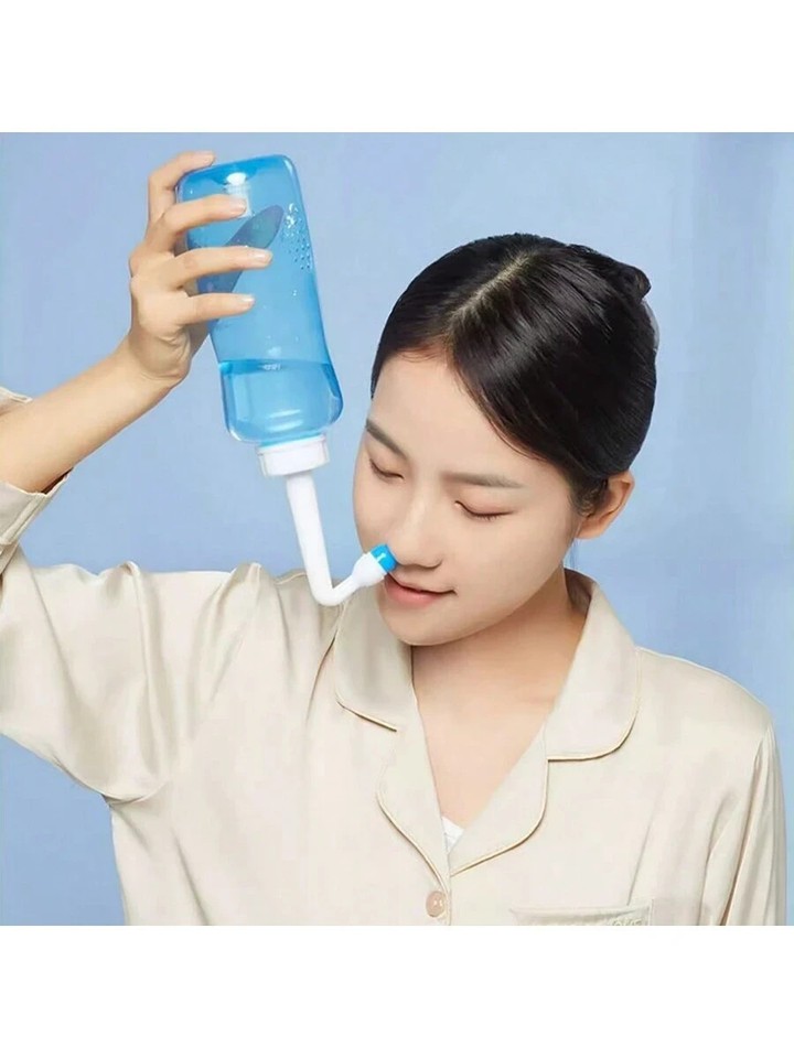 300ml Neti Pot Sinus Rinse Bottle | Nasal Irrigation Kit Nose Wash ...