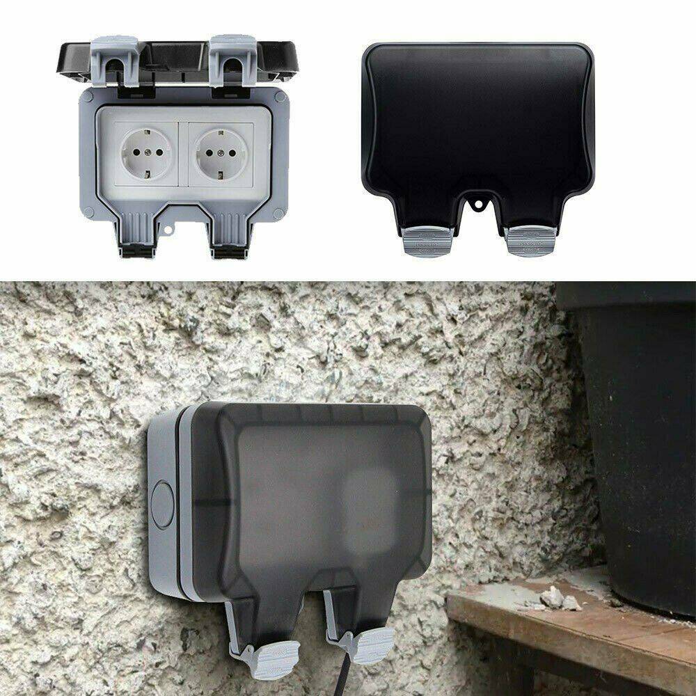 IP66 Wandsteckdose Outdoor Steckdose Gartensteckdose Außensteckdose ...