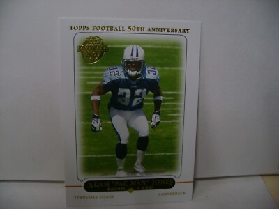 ADAM "PAC MAN" JONES 2005 TOPPS FOOTBALL 50TH ANNIVERSARY #421 ROOKIE ...