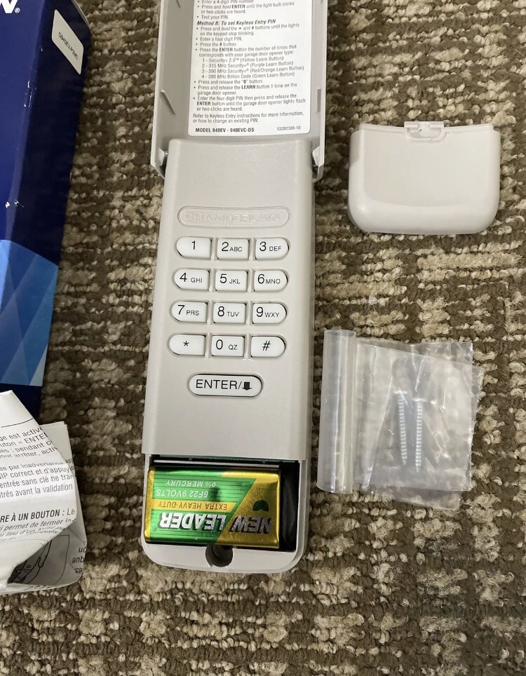 New - Chamberlain 940EV-P2 Garage Keyless Door Entry Keypad | eBay