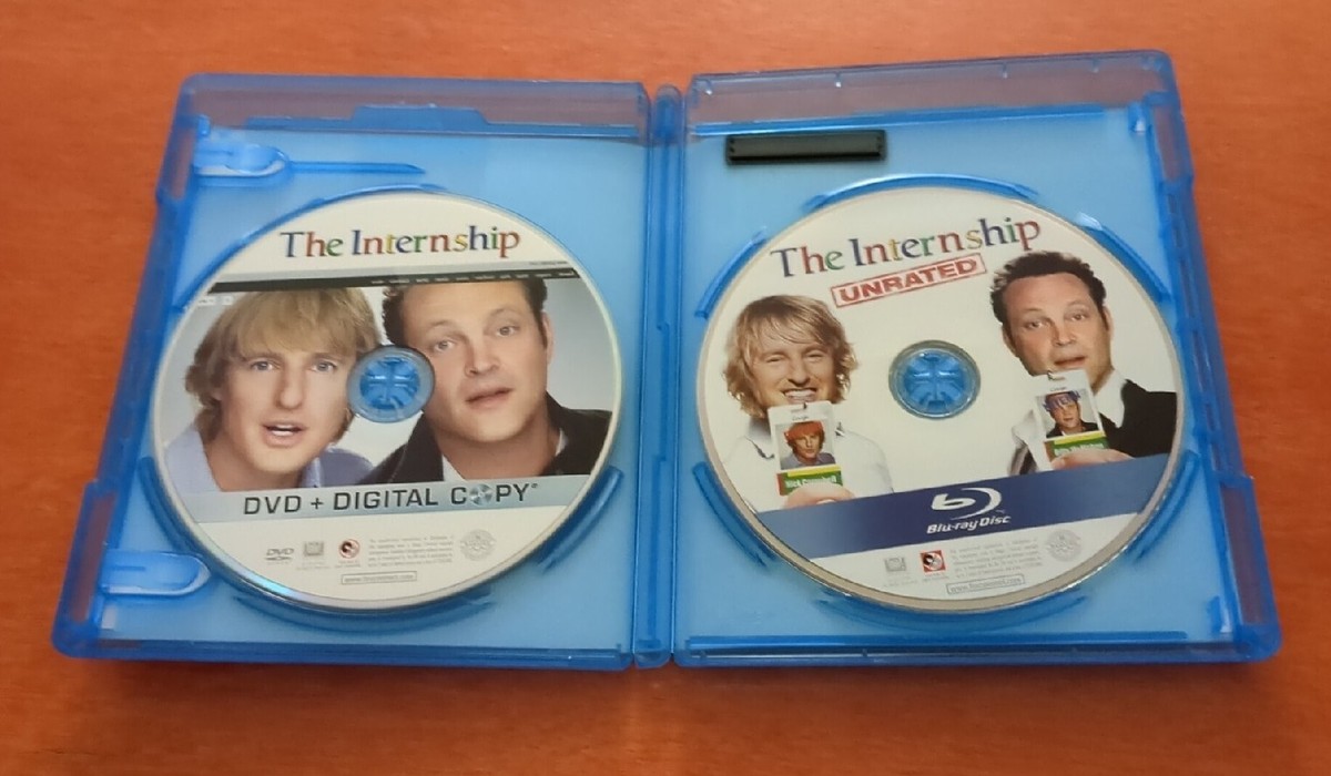 Internship Blu Ray Cover The Internship DVD Label (2013) Custom Art