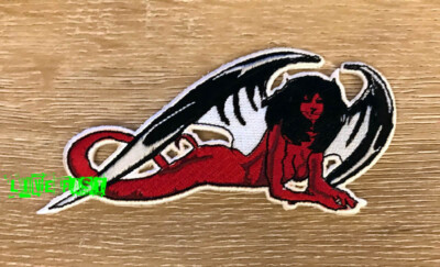 DEVIL WOMAN PATCH vintage motorcycle biker patches embroidered iron on ...