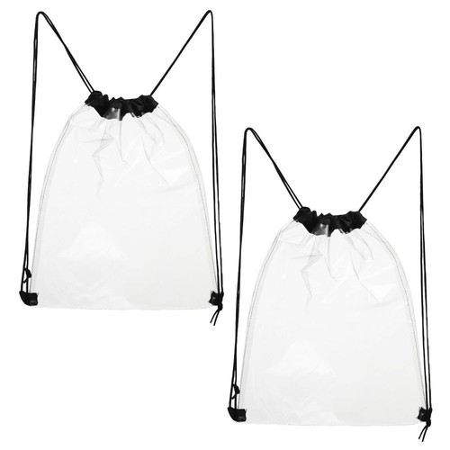 Transparent Backpack Waterproof Bag Drawstring Pouch Bags Shopping ...