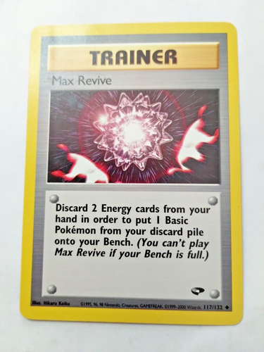 Pokémon TCG Max Revive Gym Challenge 117 Regular Unlimited Uncommon | eBay