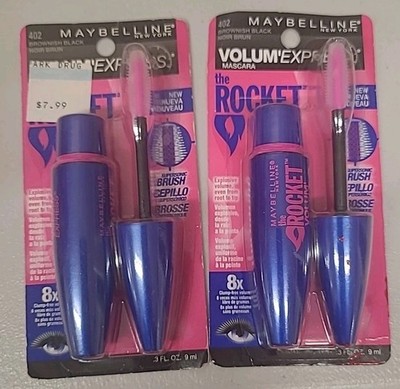 2 Pack Maybelline Mascara The Rocket Volum'Express Washable , 402 ...