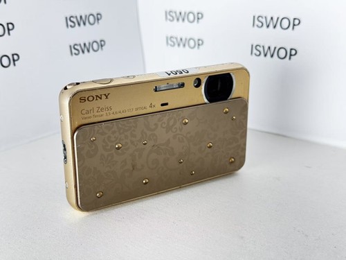 Vintage Sony Cyber Shot DSC-T99D 14.1MP Digital Camera Rare Gold ...