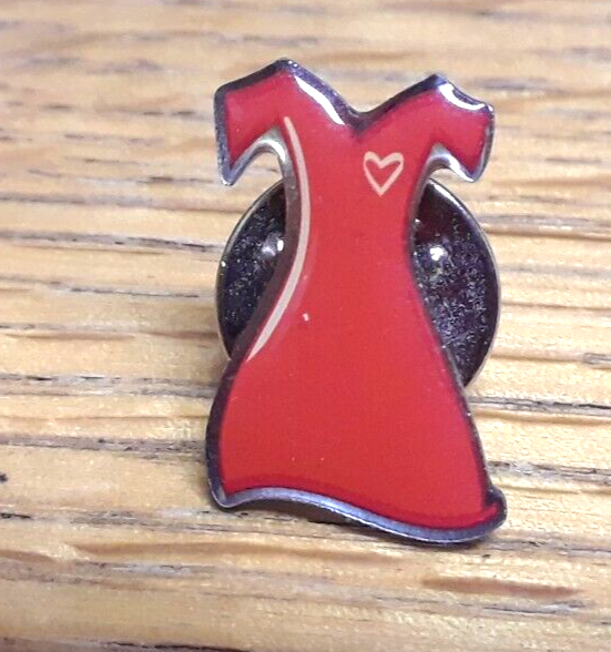 Go Red For Women Red Dress Lapel Pin American Heart Association | eBay