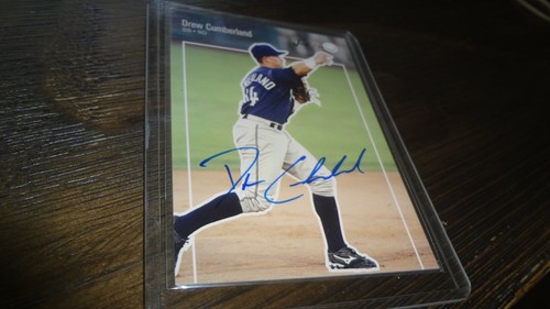 2007 JUST MINORS DREW CUMBERLAND AUTOGRAPHED BASEBALL CARD | eBay