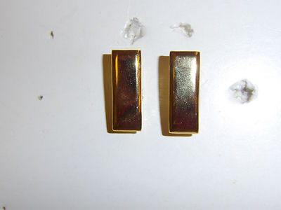 b5314p WW 2 US Army & Air Force 2nd Lieutenant Rank pin back butter bar ...