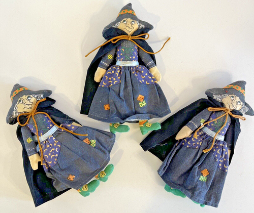 VTG Hallmark Winifred the Witch Cloth Dolls Toy Lot of 3- 1979 ...