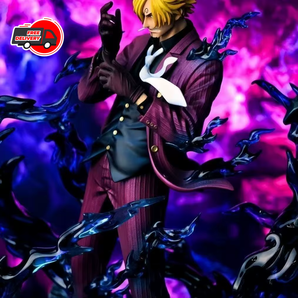 25cm One Piece Sanji Figure PVC Action Model Statue Anime Collection ...
