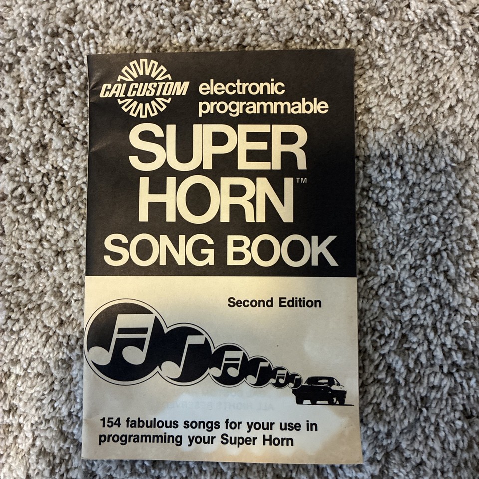 Vintage Car SUPER HORN Programmable Electric Musical Horn w/ Box and ...