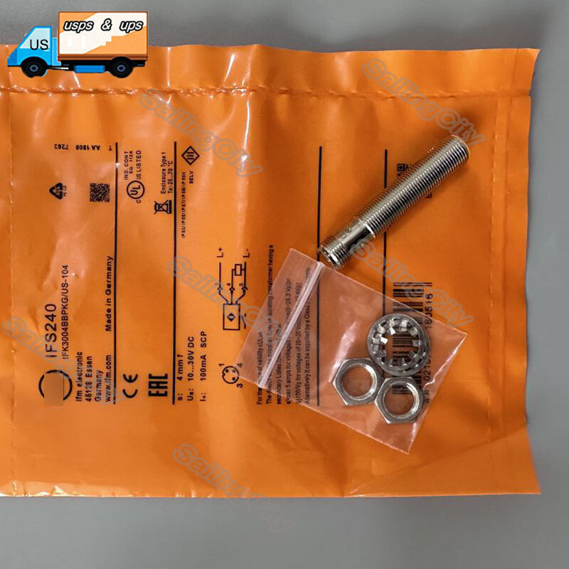 For IFM IFK3004BBPKG/US-104 IFS240 Inductive Proximity Sensor Switch 10 ...