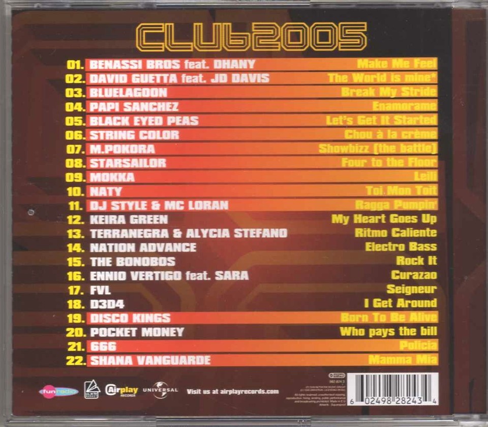 Compilation - Club 2005 - CD - 2005 - Dance Pop Airplay Records ULM France | eBay UK