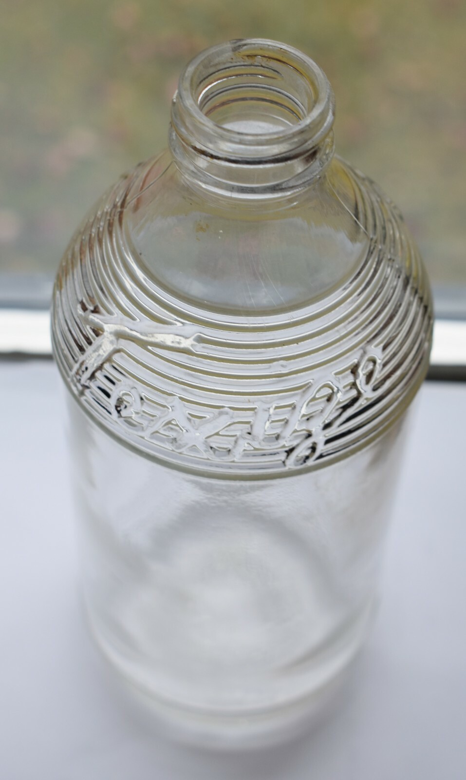 Embossed Glass Texize Bottle Ringed Knox Glass Antique Vintage | eBay