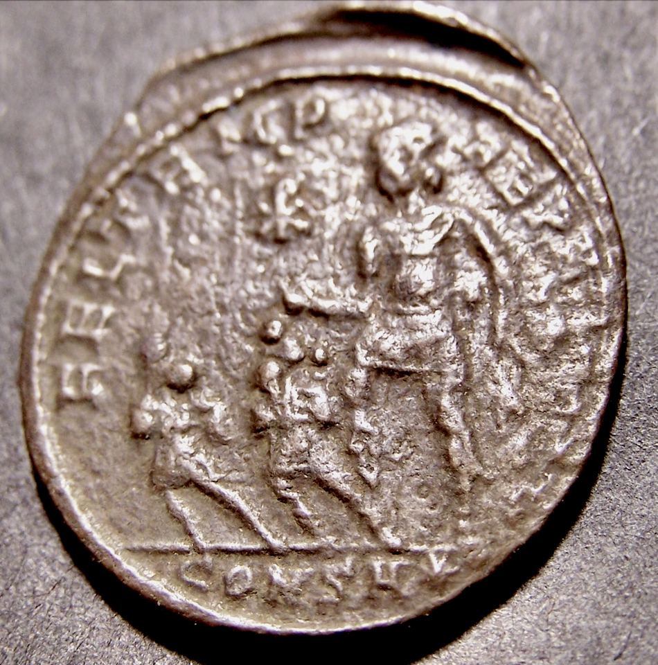 CONSTANTIUS II, Chi-Rho ☧ Christogram w/ Captives, 21-24mm, Imperial ...