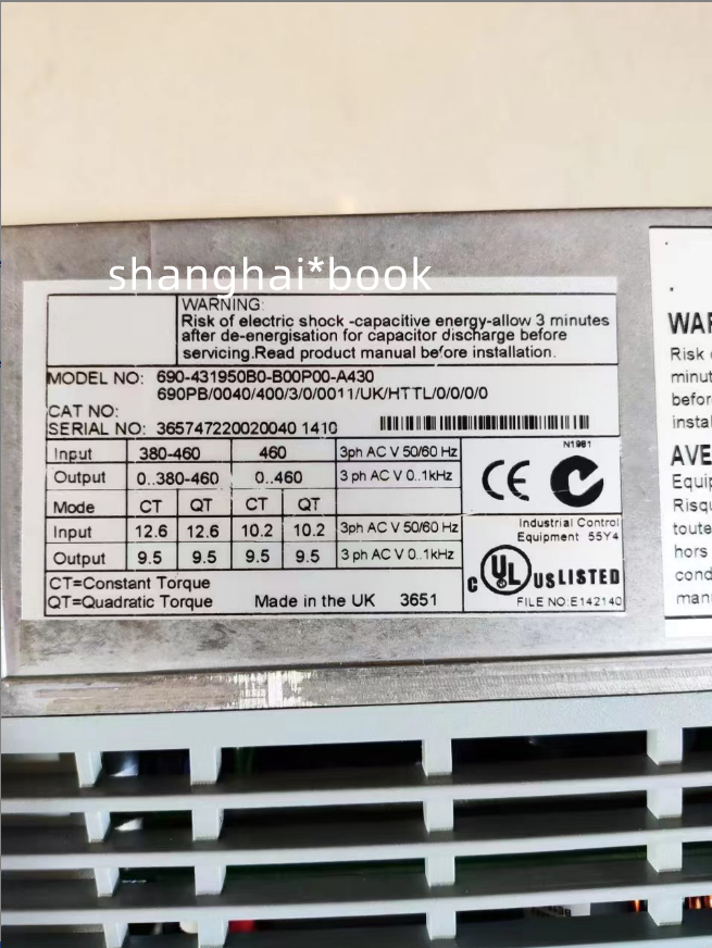 🔥1Pcs Used 690-431950B0-B00P00-A430 690PB/0040/400/3/0/0011/UK/HTTL/0/0 ...