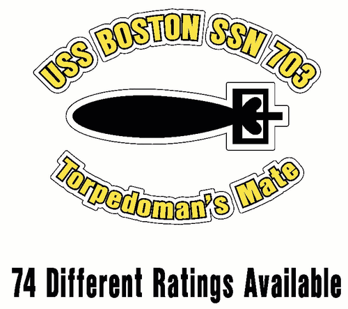 USS BOSTON SSN 703 Oval Decal / Sticker Military USN U S Navy S06A | eBay