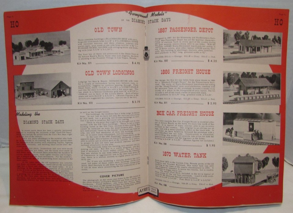 1950's Ayres Scale Models Catalog #20, Model Railroad | eBay